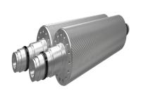 China 48CrMo Alloy Steel Chrome Plating Corrugated Roller 300mm Teeth for Corrugator Lines for sale