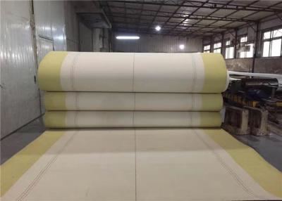 China Woven Corrugated Cotton Conveyor Belt 1000-3200mm Width with 9mm Thickness for Corrugator Tracking Section for sale