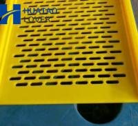 China Polyurethane Flip Flop Screen Mats 3x10mm Aperture for Coal Washing and Mineral Processing Applications for sale