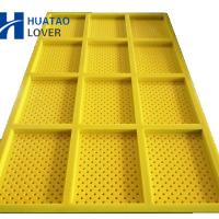 China 5mm Aperture Polyurethane Modular Screen Panel with Self-Cleaning Apertures for Vibrating Screener for sale