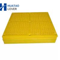 China Reinforced Polyurethane Tensioned Screen with Steel Wire Core for Long Life for sale