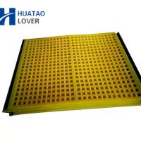 China Reinforced Polyurethane Tensioned Screen with Steel Wire Core for Long Life for sale