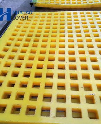 China Custom Size PIPO Type Polyurethane Screen Panel for Aggregate Grading Systems for sale