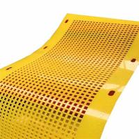 China Polyurethane Flip-Flop Screen Mat 2mm Thickness for Sieving Cullets Custom Size for sale
