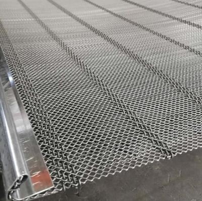 China High Tensile Steel Wire Ripple Screen Anti-Pegging Self-Cleaning 1-100mm Opening for Vibrating Screens for sale