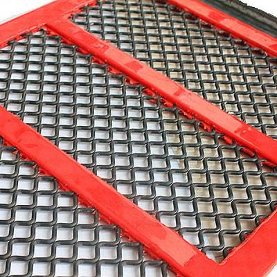 China Poly Ripple Screen Self-Cleaning Harp Mesh 2mm to 10mm Opening High Tensile Steel for sale