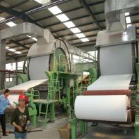 China Pulp and Paper Mill 3-16 TPD Toilet Paper Machine 1092-5600mm Width for sale