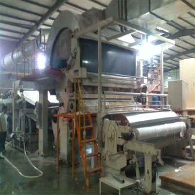 China Pulp and Paper Mill 3-16 TPD Toilet Paper Machine 1092-5600mm Width for sale