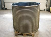 China SS 304 material Wedge Wire Screen Basket with 0.1mm slot For pulp screening for sale
