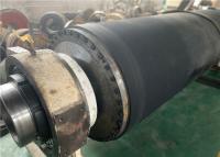 China Rubber Coated Blind Drilled Press Roll 800-1800mm Diameter for Paper Machine Dewatering for sale