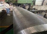 China Rubber Coated Blind Drilled Press Roll 800-1800mm Diameter for Paper Machine Dewatering for sale