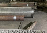 China Rubber Coated Blind Drilled Press Roll 800-1800mm Diameter for Paper Machine Dewatering for sale