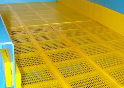 China Fine Modular Polyurethane Vibrating Screen Mesh 610x610mm High Wear Resistance for sale