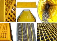 China 25mm Thick Abrasion Resistant Polyurethane Vibrating Screen Mesh 610x610mm for sale
