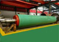 China Stainless Steel Rubber Cover Breast Roller 460mm Dia for Paper Machine for sale
