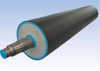 China Stainless Steel Rubber Cover Breast Roller 460mm Dia for Paper Machine for sale