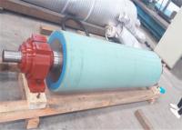 China Stainless Steel Rubber Cover Breast Roller 460mm Dia for Paper Machine for sale