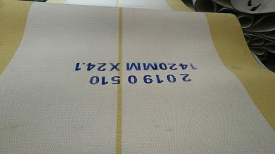 China 8mm Cotton Corrugator Double Facer Belt with 350℃ Heat Resistance for Cardboard Production for sale