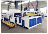 China Automatic Rewinding Slitter Toilet Paper Machine 1880mm Width PLC Control for sale