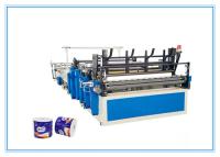 China Home Workshop Low Speed Small PLC Toilet Paper Machine for sale