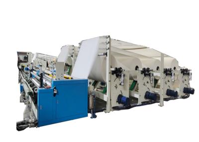 China Industrial 160pcs/Min Toilet Paper Rewinding Slitting Machine HT-31 with 7.5KW Power and 3000kg Weight for sale