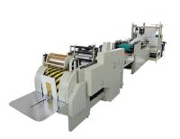 China PC Twisted Handle Food Paper Bag Making Machine 70-120 Bags/Minute HT330 for sale