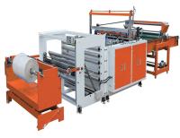 China Biodegradable Paper Shopping Bag Making Machine 330mm Width 120 BPM Touchscreen for sale