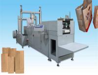 China High Speed Plc 180g/M2 Kraft Paper Bag Making Machine for sale