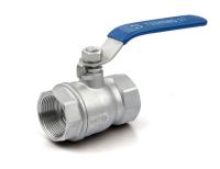 China Investment Casting 2PC Flange Ball Valve CF8 CF8m Full Port 1/2 to 6 Inch ISO5211 for sale