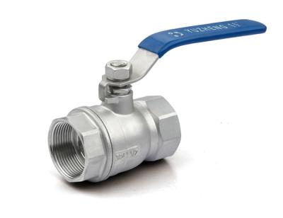 China Investment Casting 2PC Flange Ball Valve CF8 CF8m Full Port 1/2 to 6 Inch ISO5211 for sale