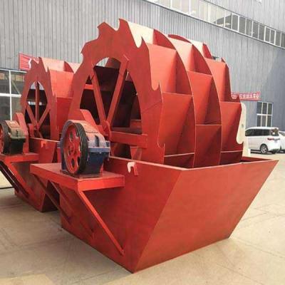 China Bucket Wheel Type Sand Stone Washer 50-100 tph High Cleaning Efficiency for sale