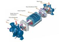 China Nash 2BE Series Liquid Vacuum Centrifugal Pumps for Paper Machines - 3300Pa Ultimate Vacuum, 300-3020 m³/h Capacity for sale