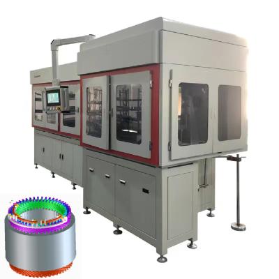 China High Precision Golf Cart Flat Wire Stator Hairpin Winding Machine Automated for sale