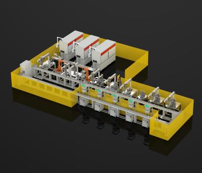 China Single-phase AC220V 50Hz Motor Stator Production Line Automated Flat Wire Winding Machine for sale