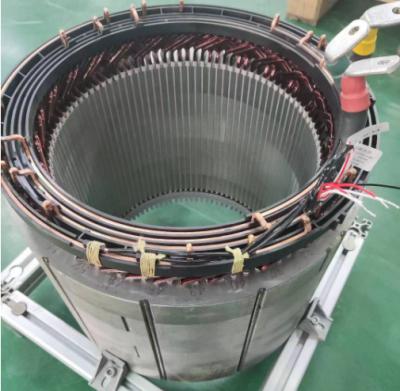 China 370mm OD 8-Layer Hairpin Stator, 226mm Stack, High-Power PMSM for Industrial Compressor for sale