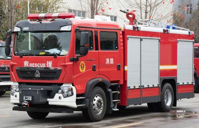 China Sinotruk HOWO 6t Water Foam Cafs Fire Fighting Truck Multipurpose China Manufacturer for sale
