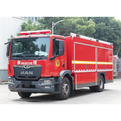 China Lighting System-Equipped MAN 1800L Compressed Air Supply Fire Truck for Fast Response in Emergency Situations for sale