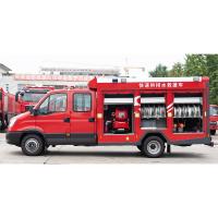 China 4x4 Small Rapid Intervention Fire Vehicle with 1000L Water Tank and Telescopic Lighting System for sale