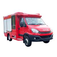 China Large Flow Foam Fire Truck with 800L Water Tank and 200L Foam Tank and Telescopic Lighting System for sale