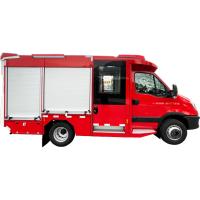 China Large Flow Foam Fire Truck with 800L Water Tank and 200L Foam Tank and Telescopic Lighting System for sale