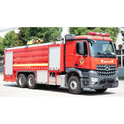 China 16-Ton Heavy Duty Fire Truck with 10000L Water & 6000L Foam Capacity and Mercedes-Benz Chassis Featuring 100L/S Fire Pump for sale