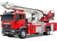 China Sinotruk SITRAK 32m Rescue Aerial Platform Fire Fighting Truck for sale