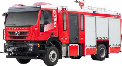 China SAIC-HONGYAN 6T CAFS Water Foam Tank Fire Engine Specialized Vehicle Good Price China Factory for sale