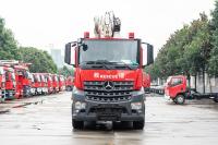China Mercedes Benz 32m Water Tower Aerial Fire Truck with 7T Water and Foam for sale