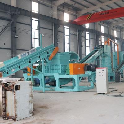 China CE Certified Eco-friendly Scrap Refrigerator Shredder Crusher Machine Recycling Plant for sale