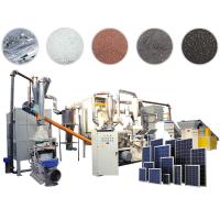 China Metal Final Product Solar PV Panel Recycling Machine with 100% Recycling Efficiency for sale