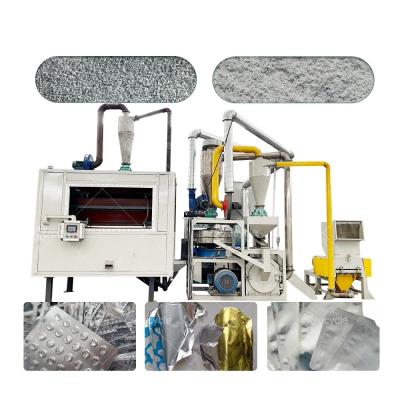 China Medical Waste Blister Pack Aluminum Plastic Recycling Machine for Recycling Industry for sale
