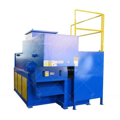 China New Design 1500 Single shaft Tires/Rubber Products Recycling Shredder Waste Plastic Shredding Machine for sale