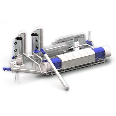 China HENAN RECYCLE Aluminum Cans Paint Removal UBC Decoating Furnace for sale