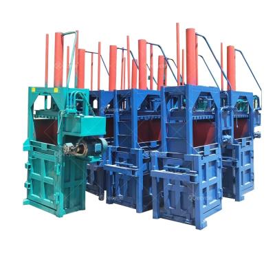 China Cardboard Bottle Metal Scrap Carton Compress Baler Machine Waste Paper Plastic Baling Equipment for sale